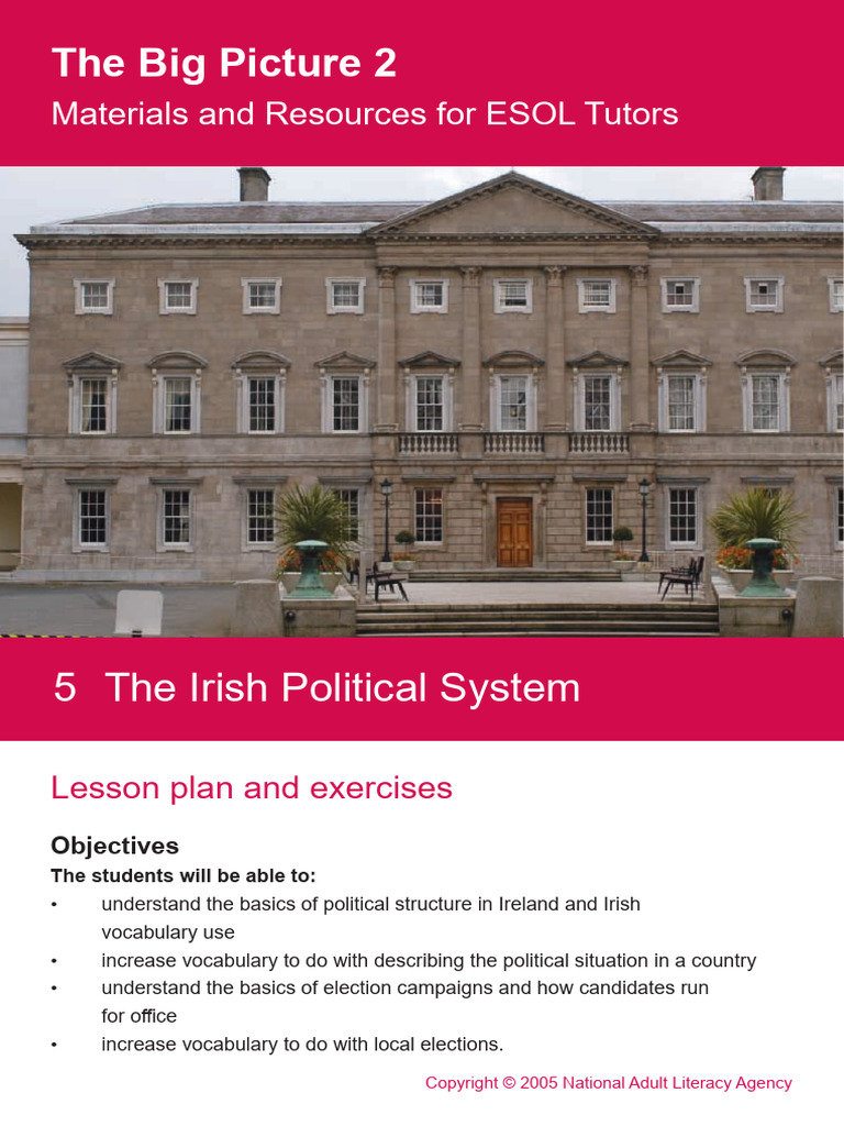The Big Picture 2 Section 5 The Irish Political System | PDF | Politics ...