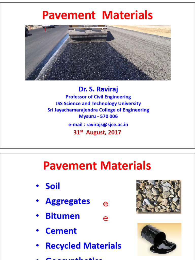 Pavement Materials | PDF | Rock (Geology) | Viscosity
