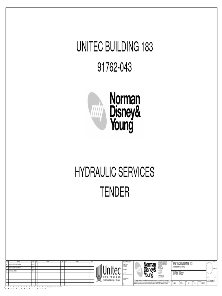 91762-043H - H (C) - Hydraulic Services - Tender - Set | PDF | Storm ...