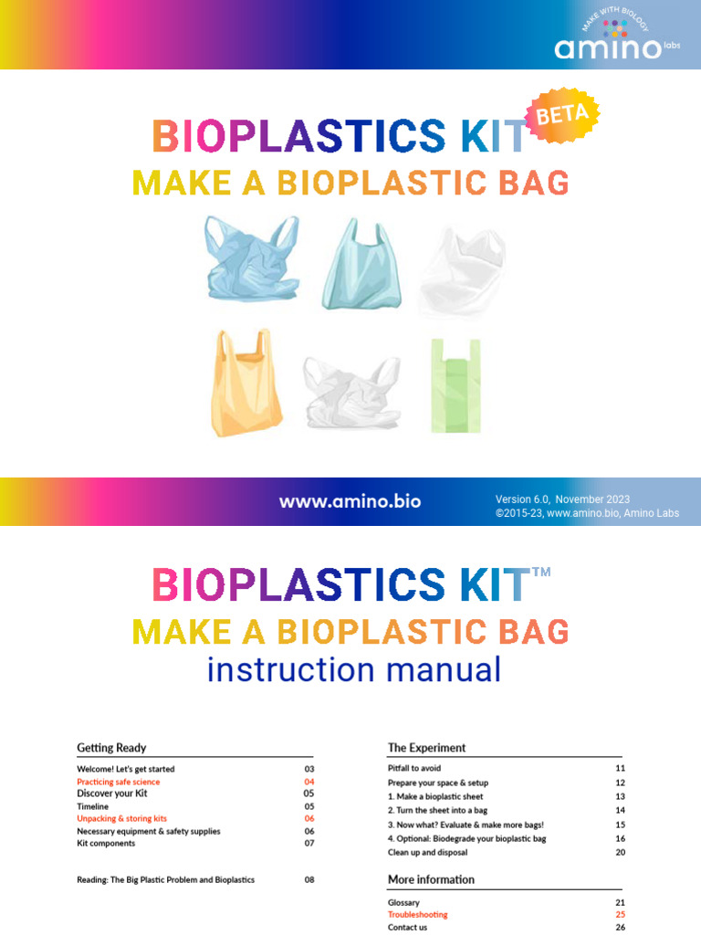 Bioplastic_Kit-_Make_a_bioplastic_bag_-_6-0 | PDF | Plastic | Agar