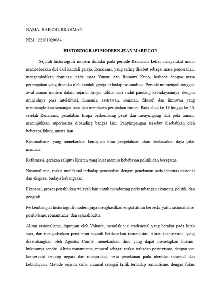 Jean Mabillon: Bapak Historiografi Modern | PDF | Agama & Spiritualitas ...