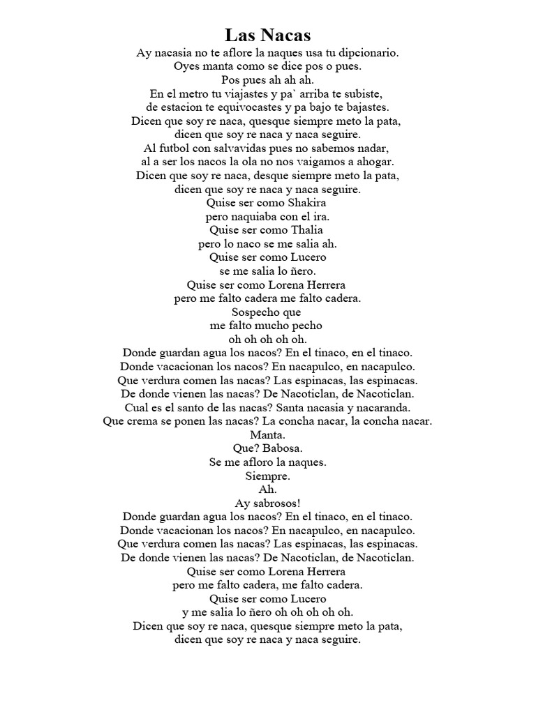 Las Nacas | PDF