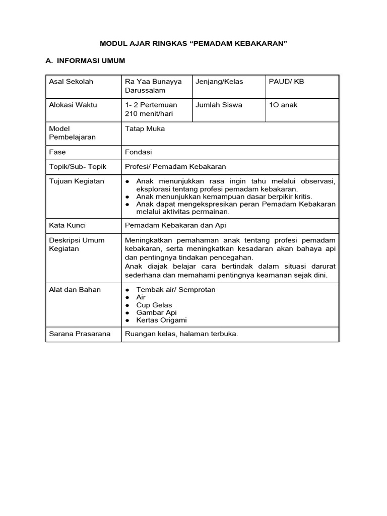 Modul Ajar KB - Profesi | PDF