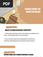 Multigrade Classroom Layout (7m x 9m) | PDF