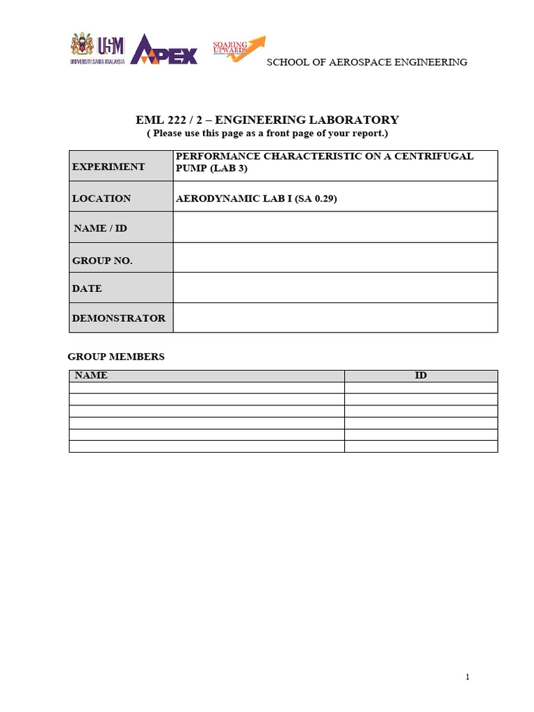 Centrifugal Pump Performance Lab | PDF | Pump | Discharge (Hydrology)