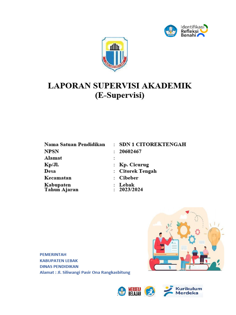 LAPORAN e-SUPERVISI 2023.ys | PDF