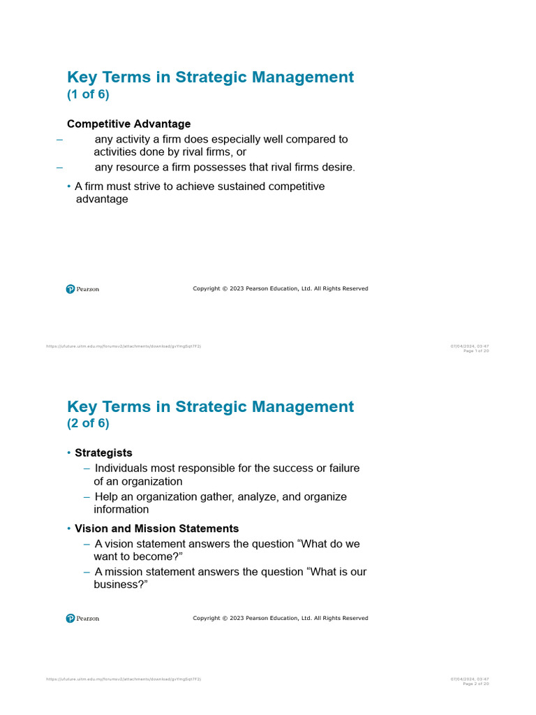 Strategic Management | PDF | Strategic Management | Strategic Planning