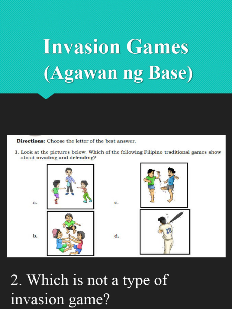 Invasion Games PE Q2 L1 | PDF | Invasion