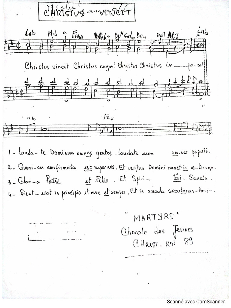 Christus Vincit | PDF