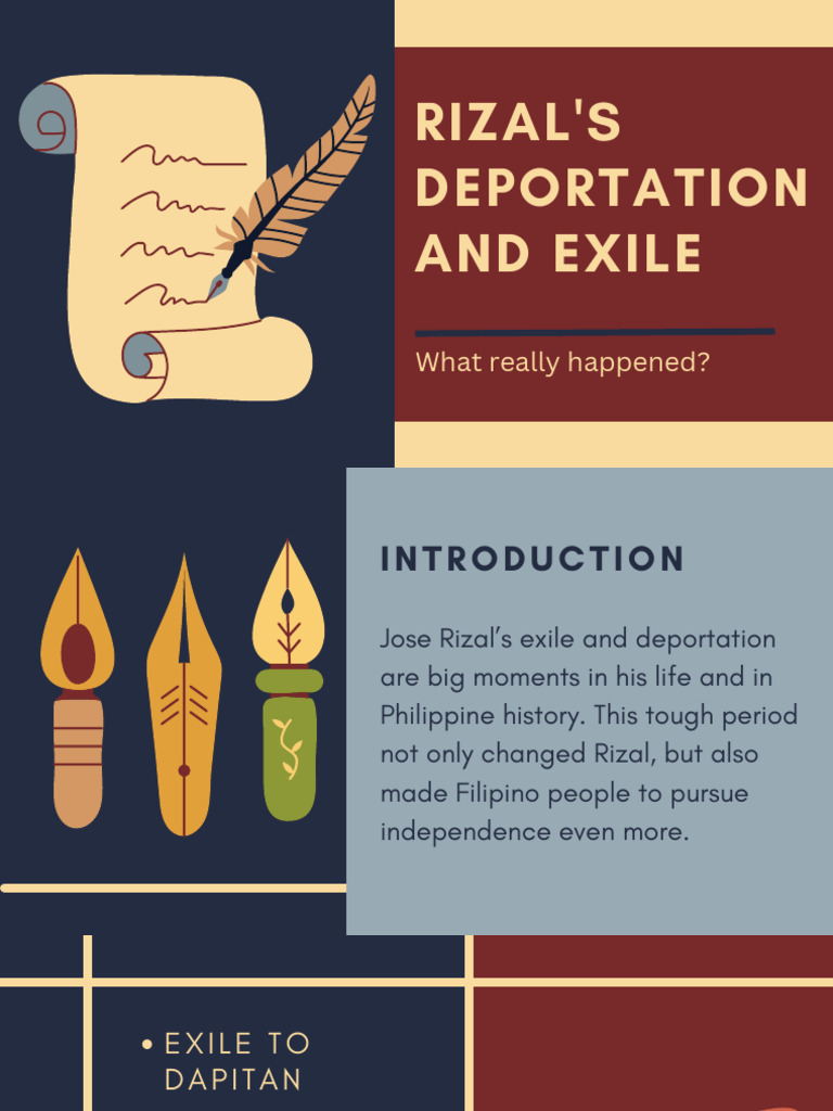 Rizal's Deportation and Exile | PDF | Philippines