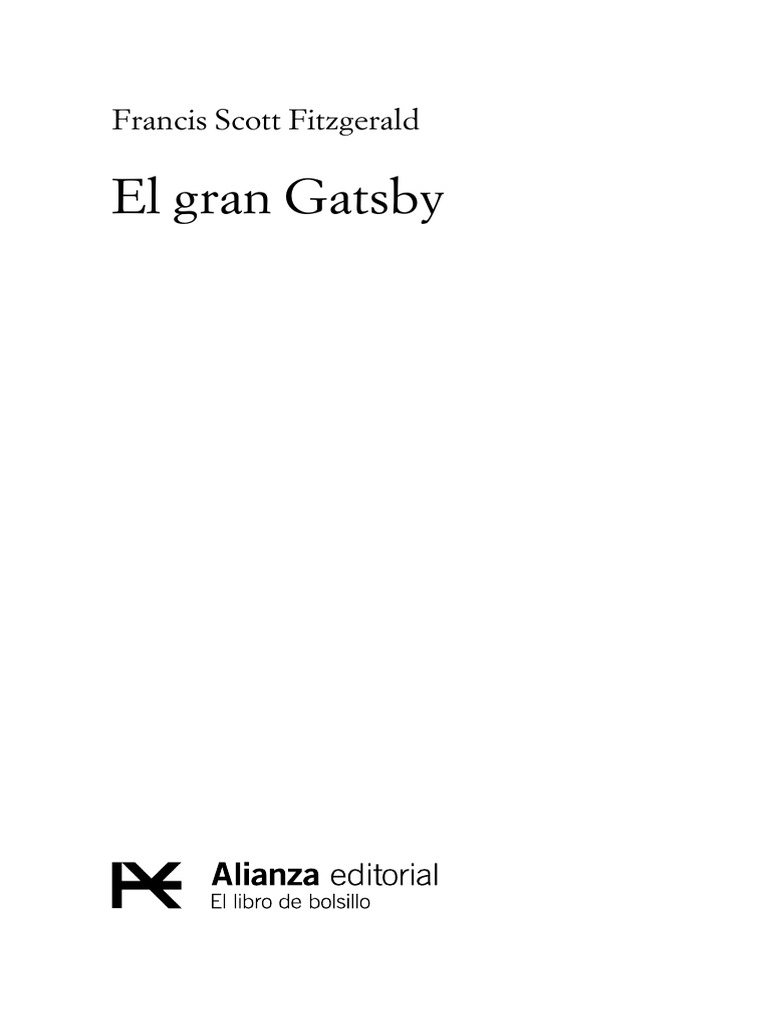 El Gran Gatsby | PDF