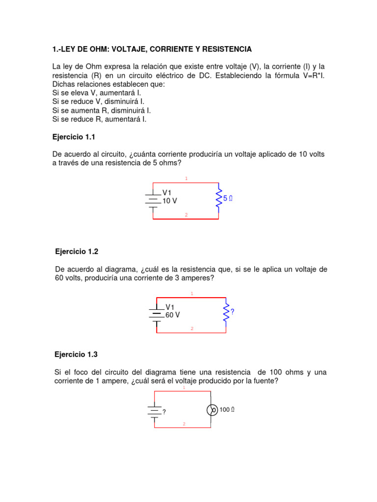 Ejercicios resueltos Analisis de Circuitos | PDF | Resistencia Eléctrica y Conductancia | Red ...