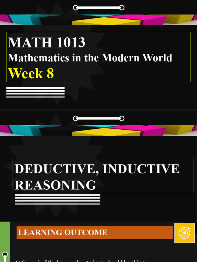 MIDTERM LESSON 1 Inductive and Deductive Reasoning | PDF | Deductive ...