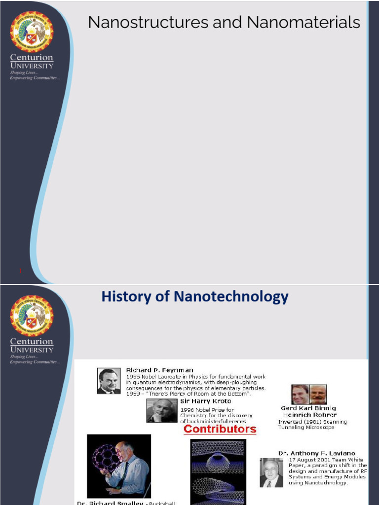 Intoduction To Nanomaterials | PDF | Nanomaterials | Nanotechnology