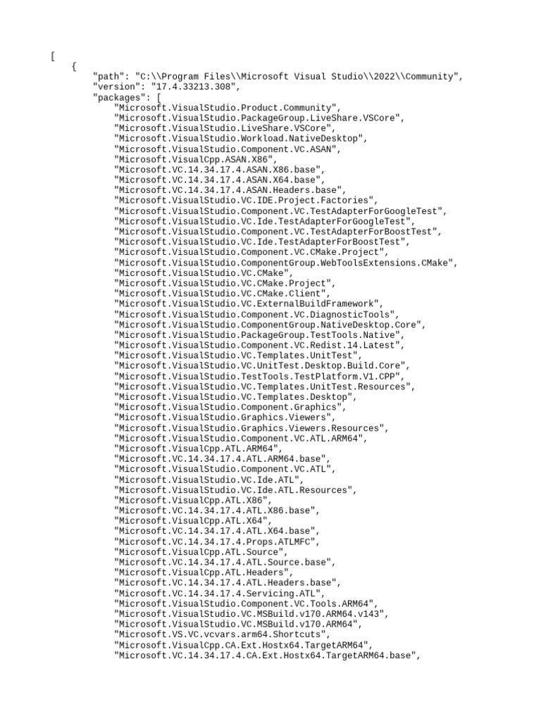 VS 2022 Community Workload | PDF | Computer Science | Software Engineering