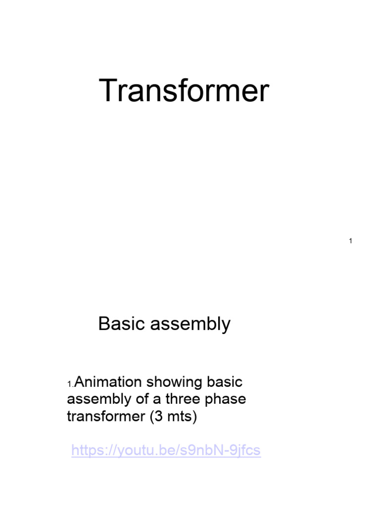 7. Transformer Const1 . Ppt | PDF | Transformer | Heat Transfer