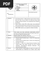 SOP Alur Pelayanan CKG-1 | PDF