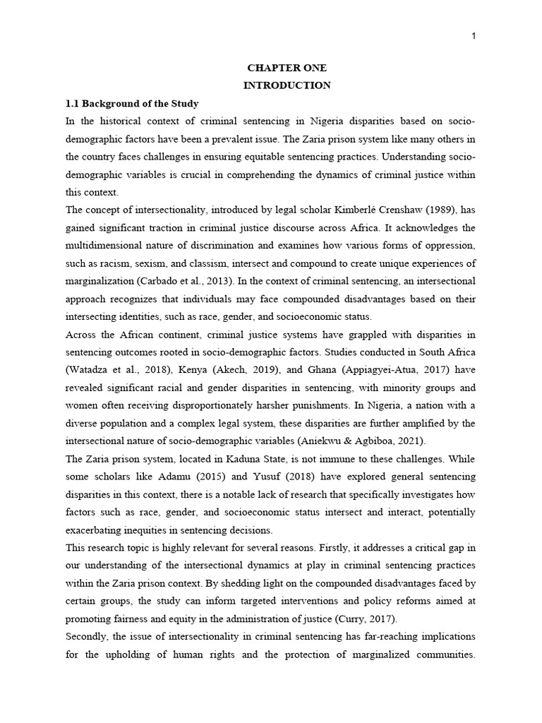 Intersectionality in Criminal | PDF | Intersectionality | Race (Human ...