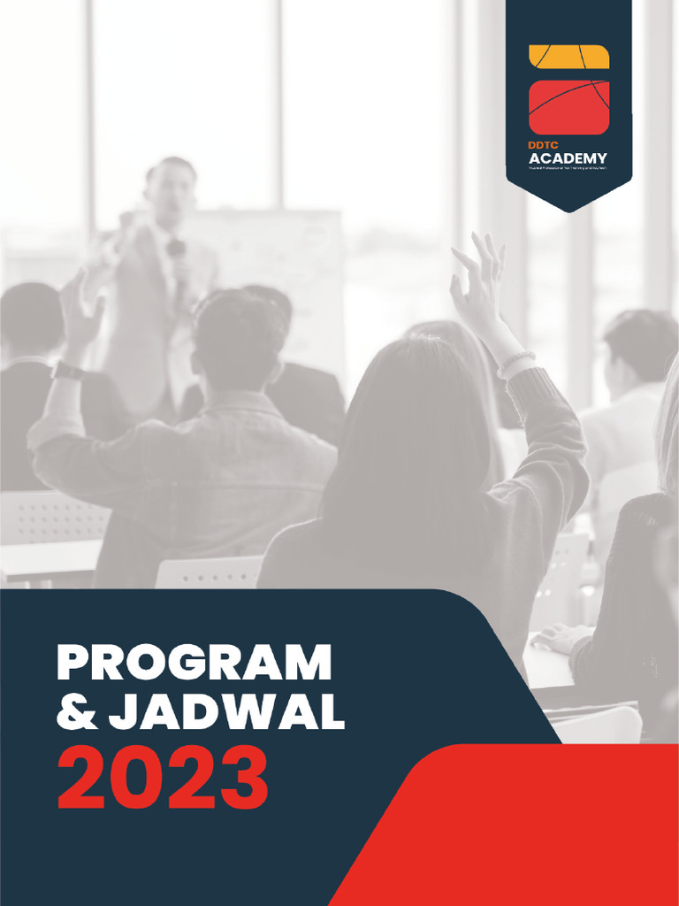 E-Booklet Program Dan Jadwal DDTC Academy Tahun 2023 | PDF