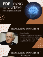Teoryang Innative | PDF