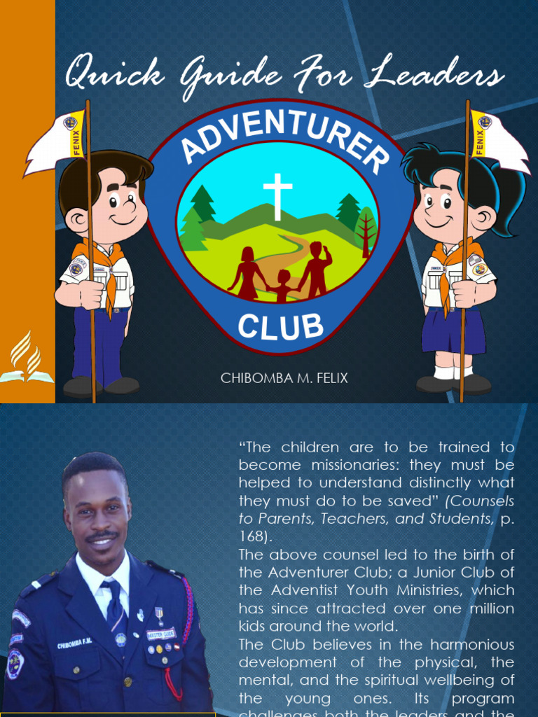 Adventurer Ministries | PDF | Seventh Day Adventist Church | Jesus