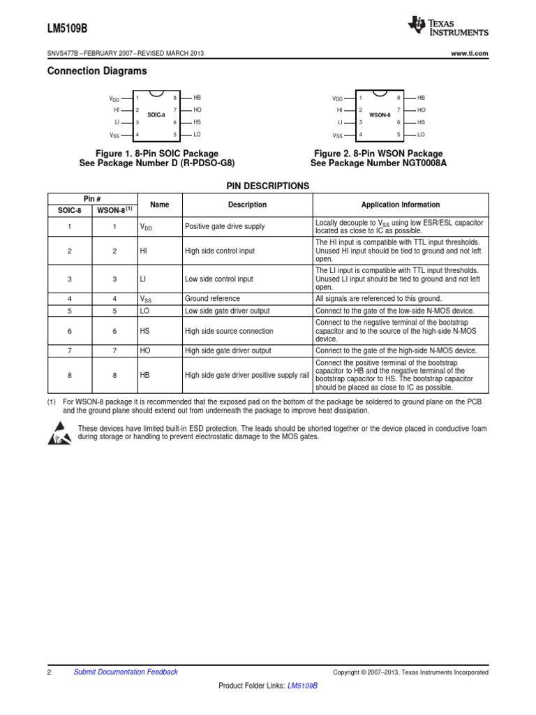 Connection Diagrams | PDF | Electrostatic Discharge | Capacitor