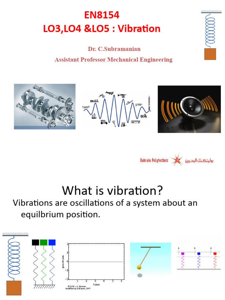 Introduction To Vibration | PDF