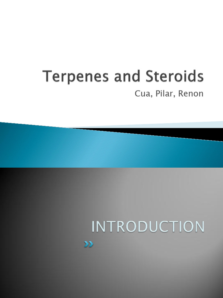 Terpenes and Steroids | PDF | Acid | Molecules