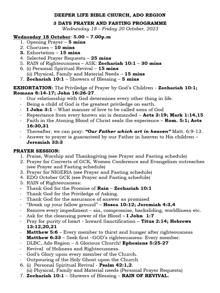 Monthly Prayer B | PDF | Prayer | Jesus