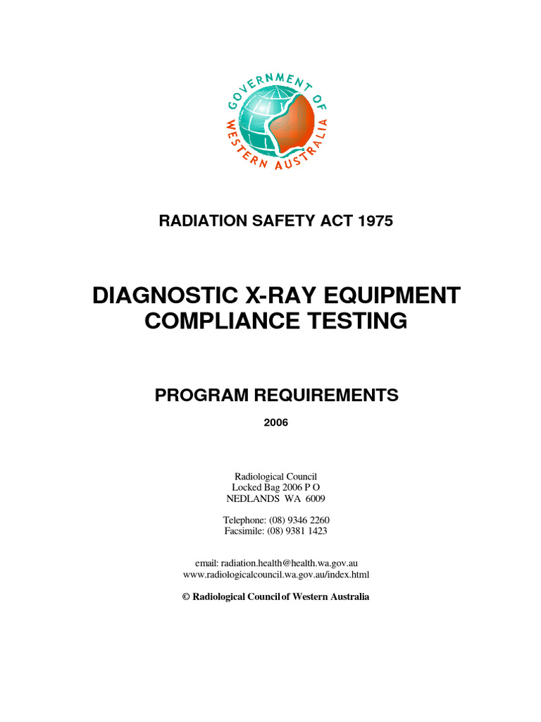 Program Requirements 2006 | PDF | Radiography | Radiology