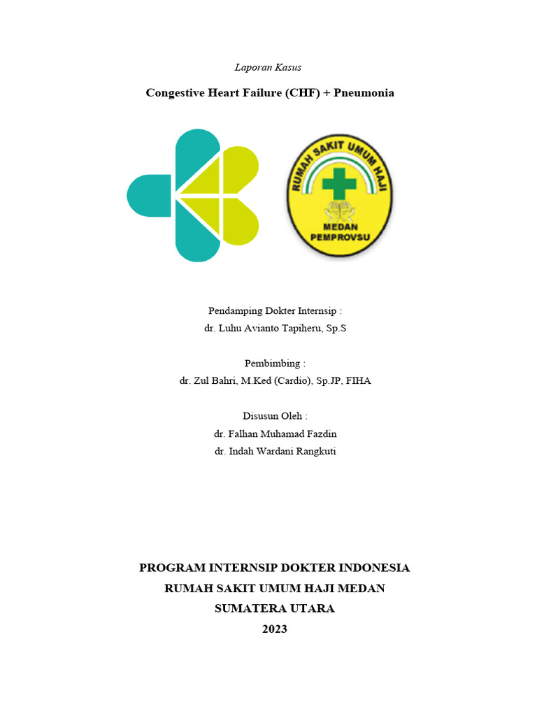 Laporan Kasus CHF + Pneumonia FIX | PDF