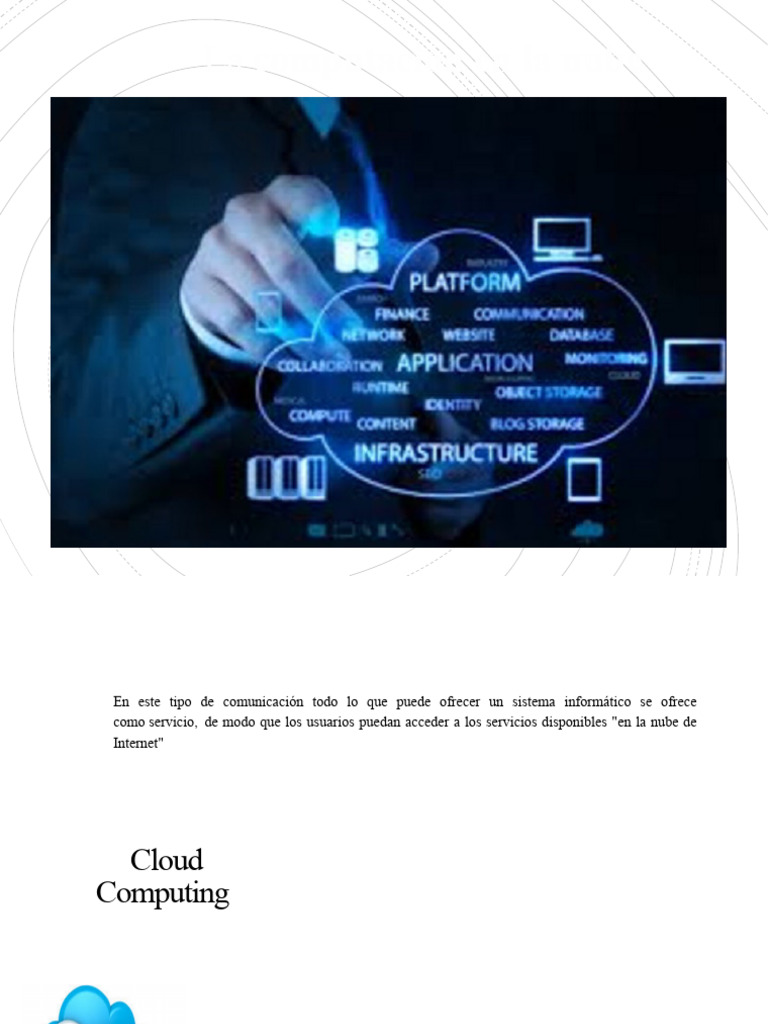 Nube Sistemas | PDF | Computación en la nube | Software como servicio