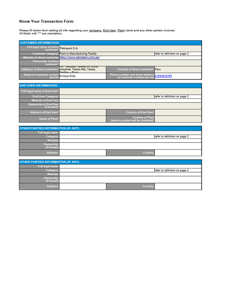 KYT Information | PDF