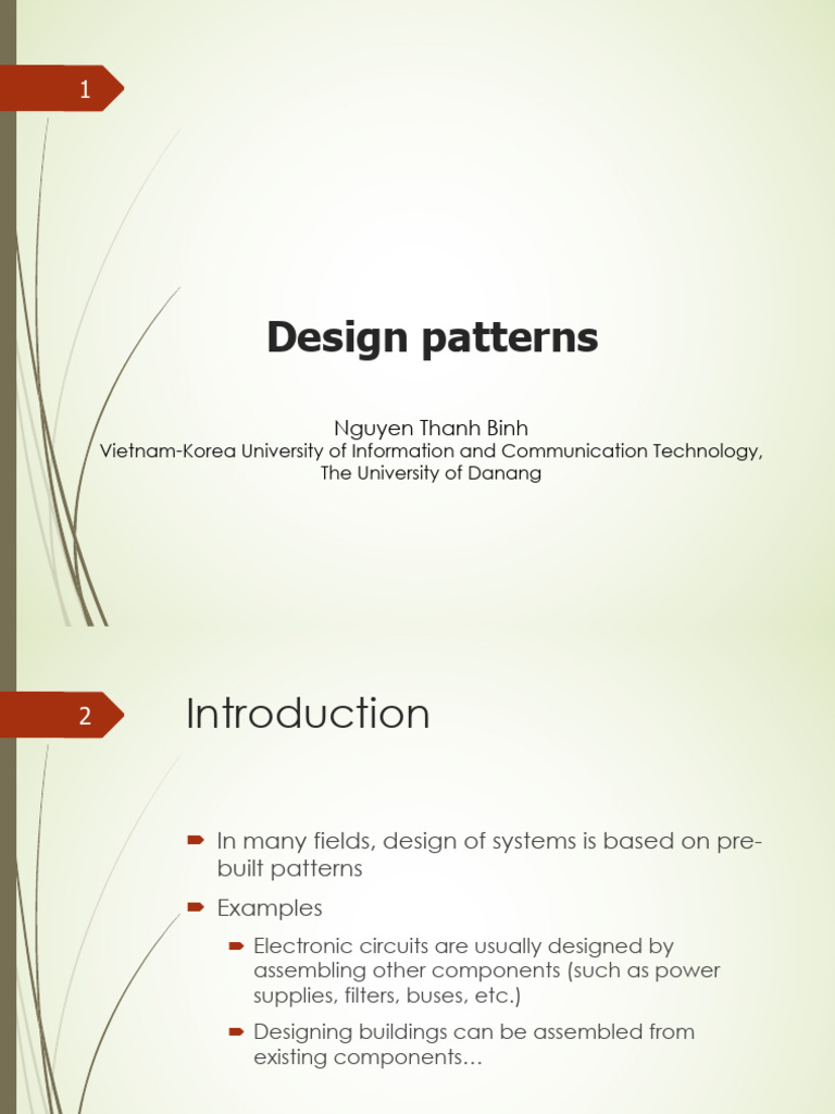 Ooad Designpatterns Pdf Class Computer Programming Software Design Pattern 