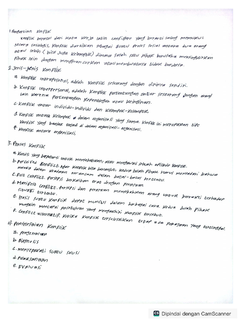 Resume Manajemen Konflik - Iman S | PDF