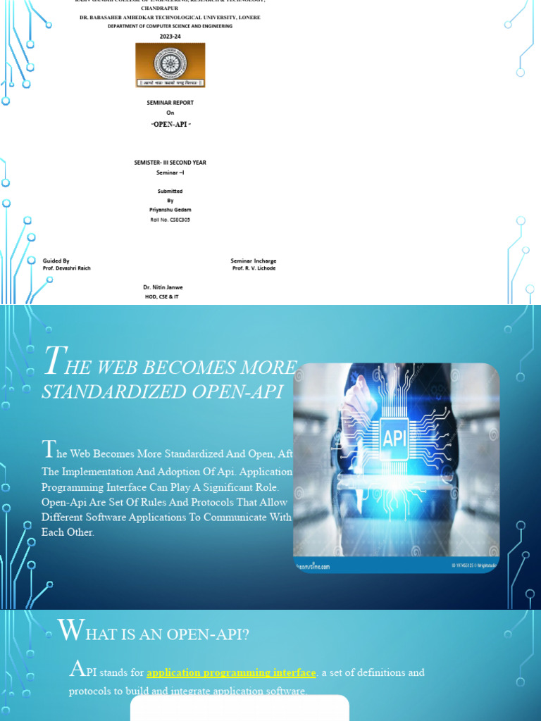 The Web Becomes More Standardized-Open API | PDF | Application Software ... The Web Becomes More Standardized-Open API | PDF | Application Software ...
