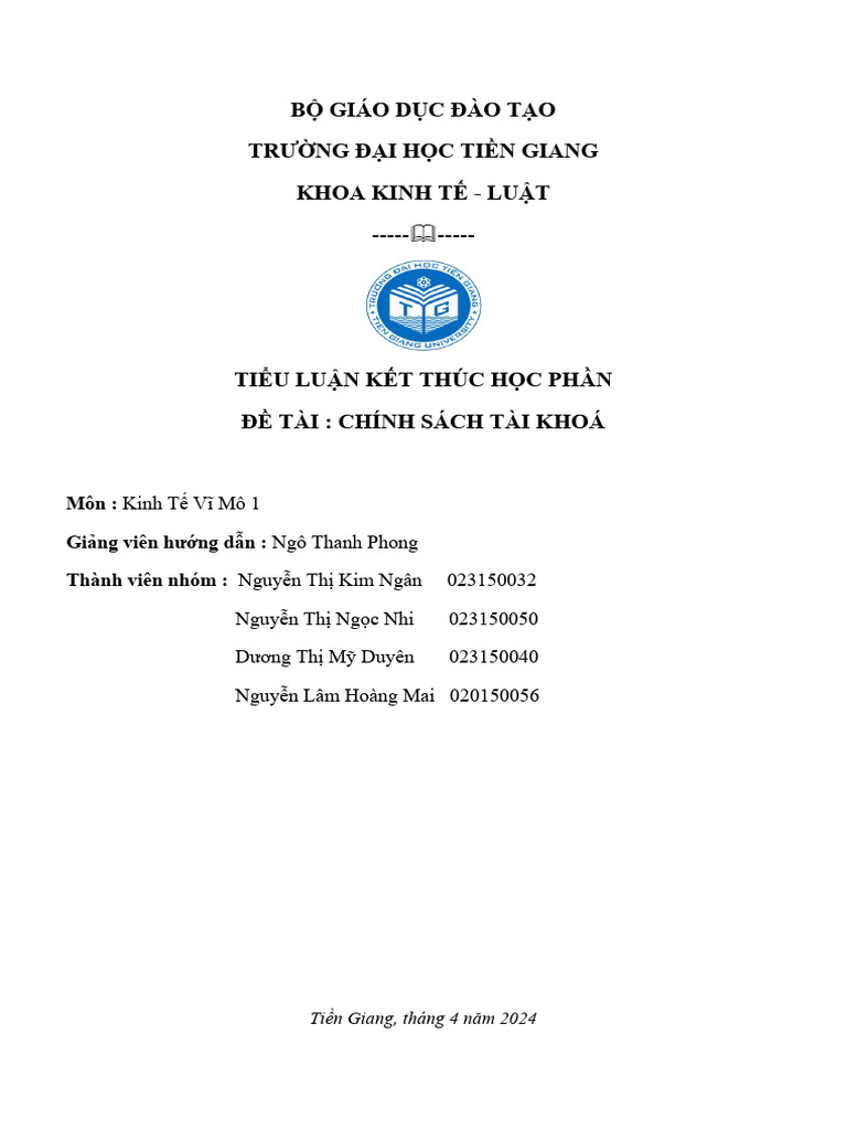 Tiểu luận CSTK | PDF