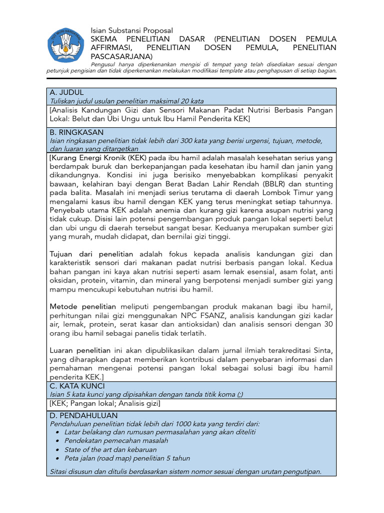 Isian Substansi PDP Affirmasi | PDF