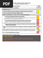 SAFE-T Protocol With C-SSRS - Unit Interventions | PDF | Suicide | Self ...