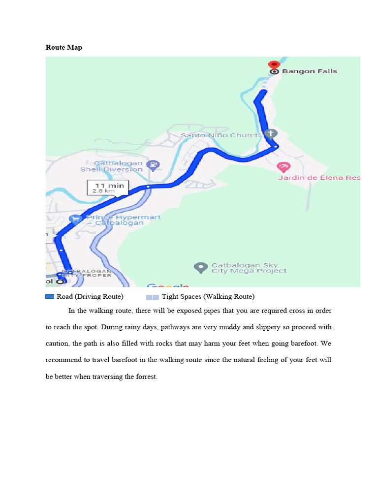 Route Map | PDF