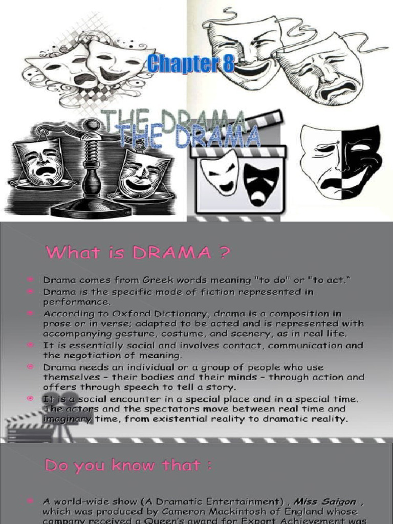 Chapter 8 Drama (Arts and Humanities) | PDF