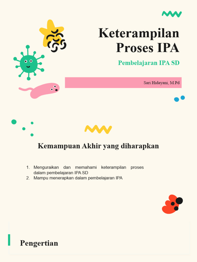 Keterampilan Proses IPA-1 | PDF