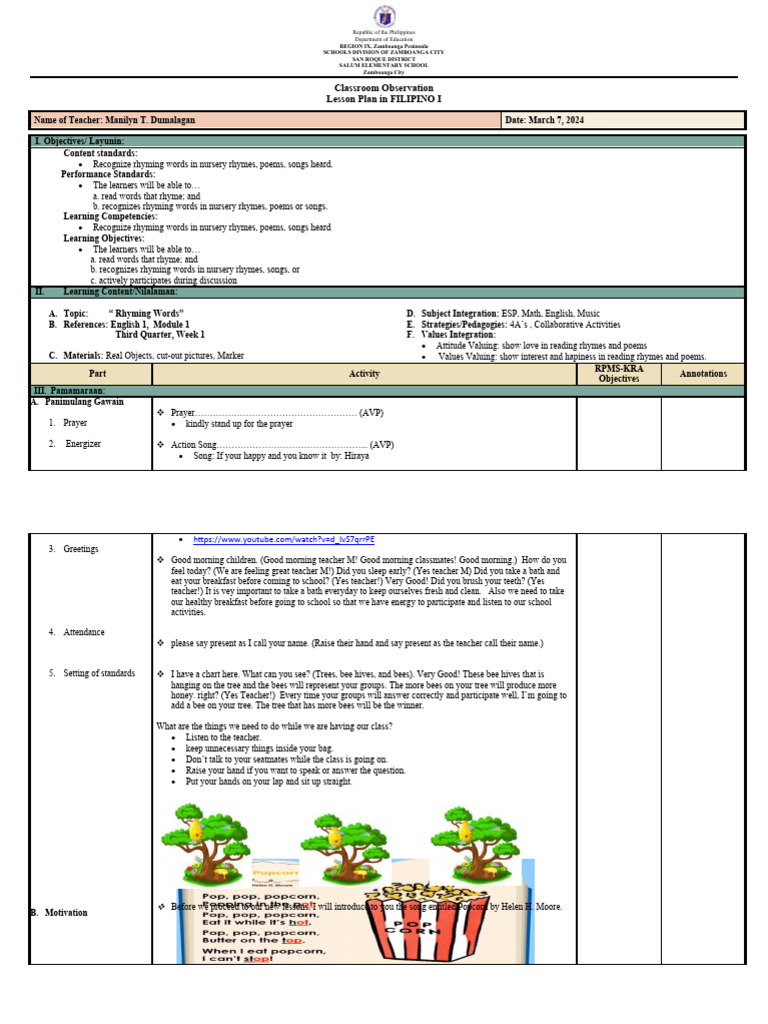 Quarter3 LP English | PDF | Learning | Behavior Modification