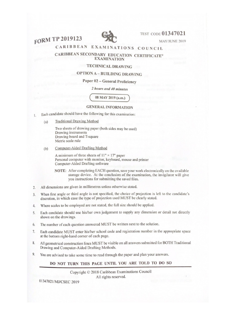 CSEC 2019 - Building | PDF