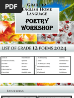 Poem of Return: Grade 12 Analysis | PDF | Poetry | Sonnets
