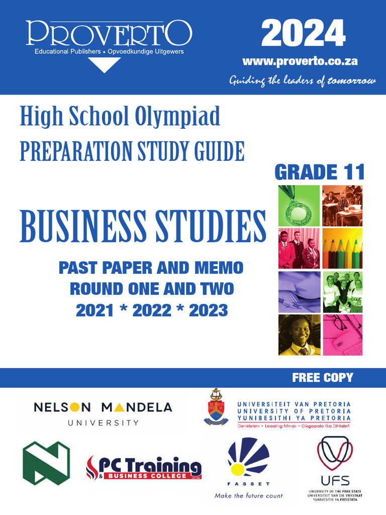 2024 GR 11 Business Studies R 1&2 | PDF | Macroeconomics | Corporate ...