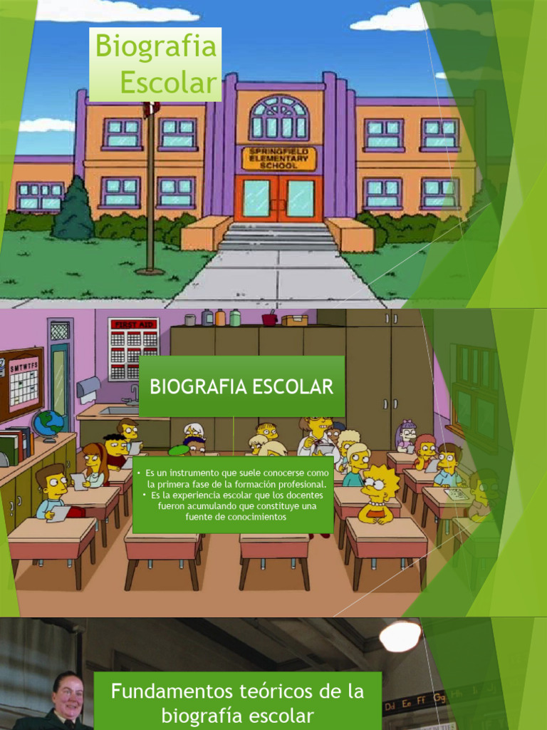 Biograf a Escolar Power 1 PDF Ense ando Biograf a