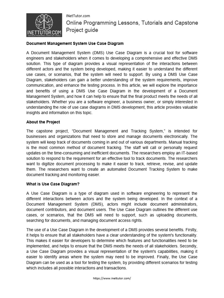 Document Management System Use Case Diagram Download Free Pdf Use Case Systems Engineering