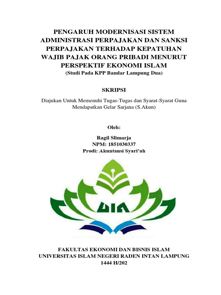 BAB I II V - Perpustakaan Pusat - Compressed | PDF