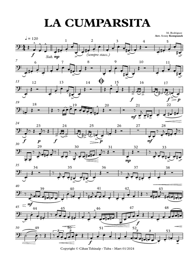 La Cumparsita - Full Score | PDF